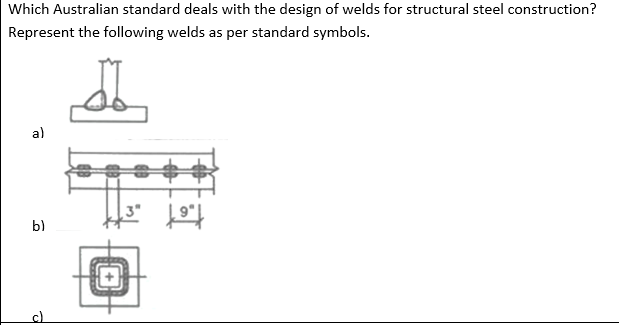 Solved Which Australian standard deals with the design of | Chegg.com