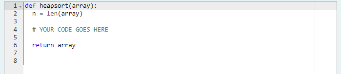 Solved Given an array of integers return it sorted in an | Chegg.com