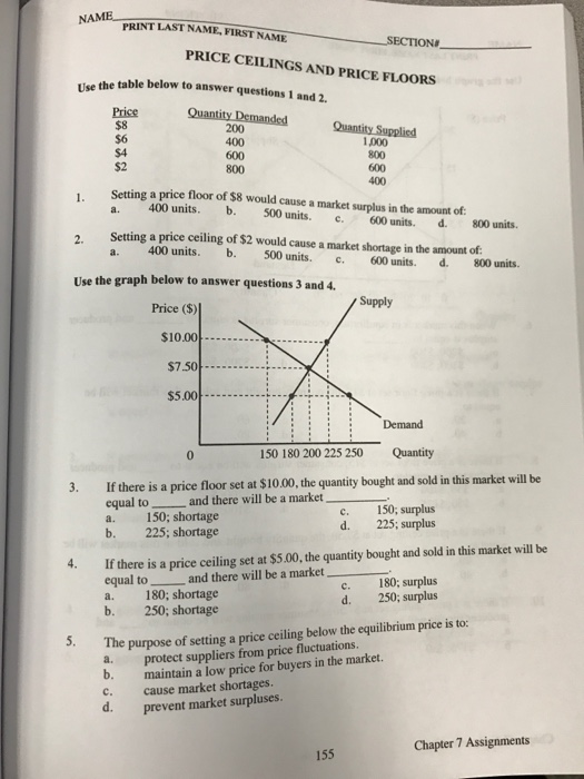 Solved NAME PRINT LAST NAME, FIRST NAME SECTIONe PRICE | Chegg.com