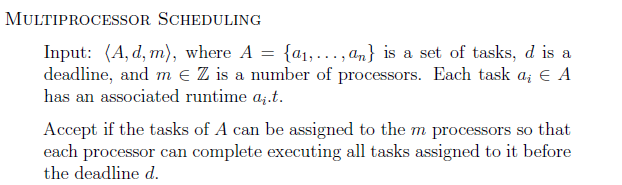Solved MultiPROCESSOR SCHEDULINGInput: (:A,d,m:), ﻿where | Chegg.com