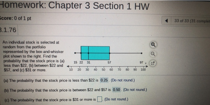 Solved Homework Chapter 3 Section 1 Hw Core 0 Of 1 Pt 33