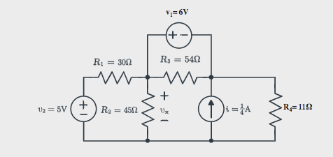 Solved Use the supernode method to solve the circuit | Chegg.com