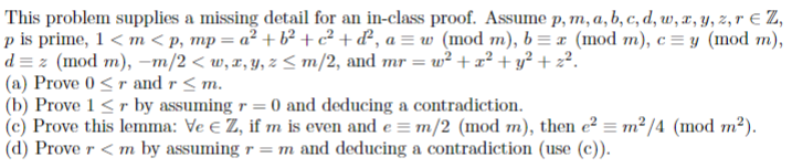 Solved This problem supplies a missing detail for an | Chegg.com