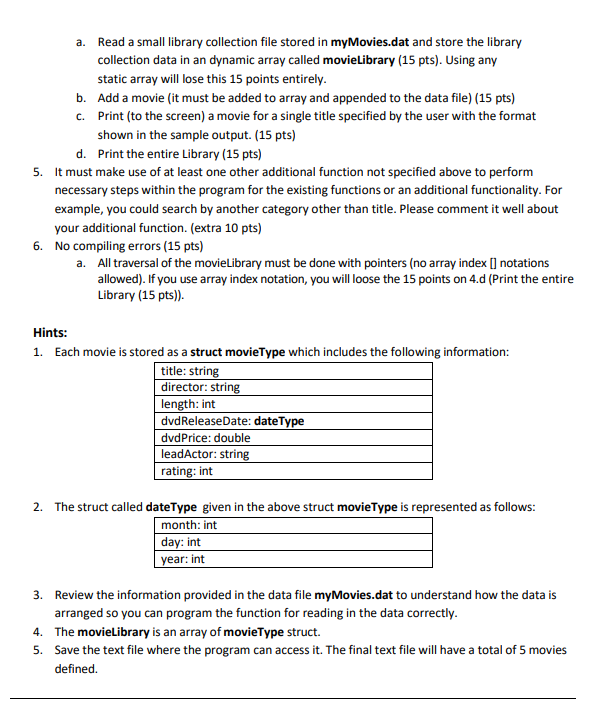 Goal: - To reinforce student's understanding of File | Chegg.com