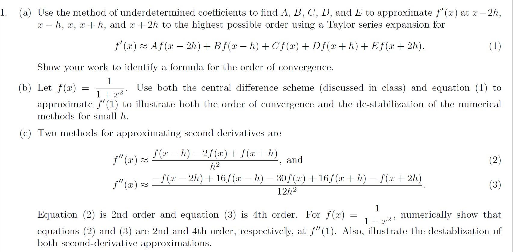 Solved (a) Use the method of underdetermined coefficients to | Chegg.com