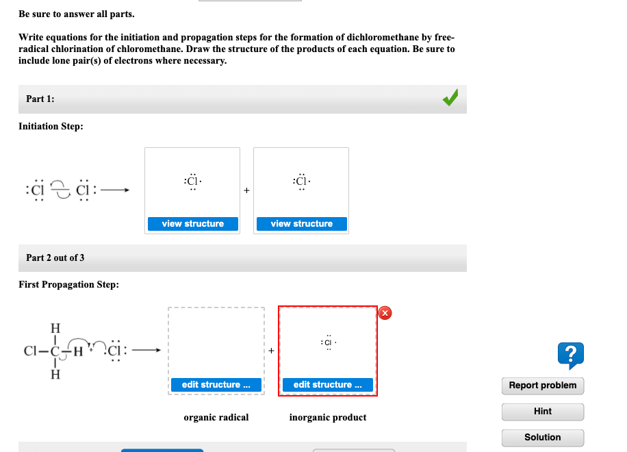 Solved Be sure to answer all parts. Write equations for the | Chegg.com