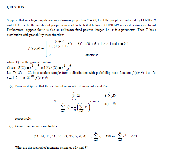 Solved Suppose that in a large population an unknown | Chegg.com