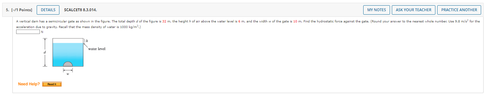 Solved acceleration due to gravity. Recall that the mass | Chegg.com