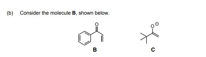 Solved Draw a structure for a product formed when molecule B | Chegg.com