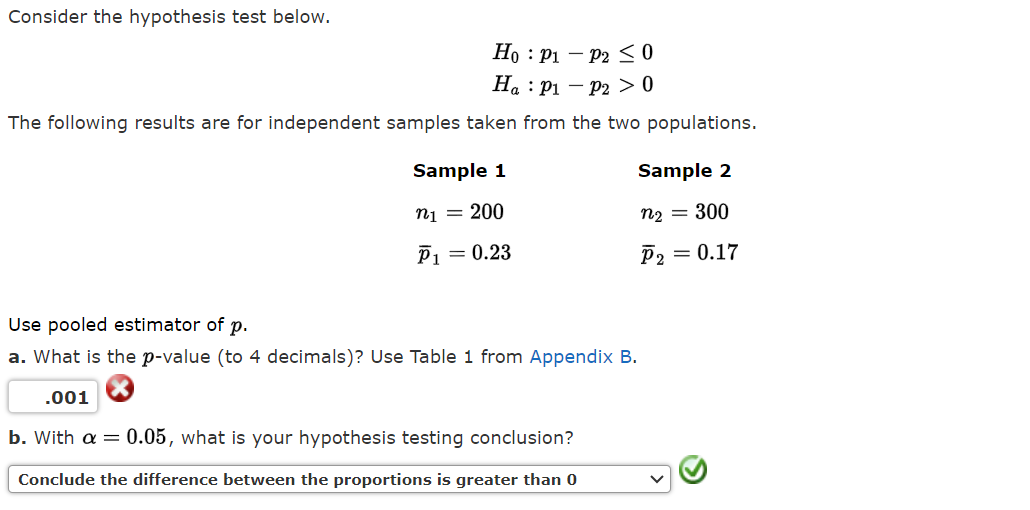 Solved Consider the hypothesis test | Chegg.com