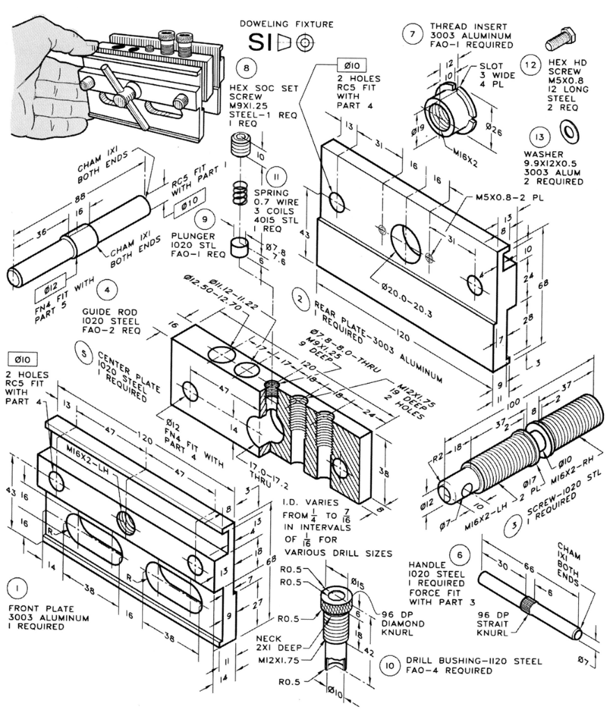 Create the proper orthographic views for each | Chegg.com