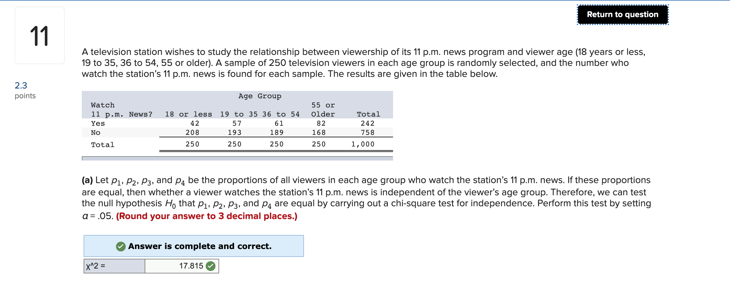 Solved (Chapter 13, Q11) Help me with part "b" please A | Chegg.com