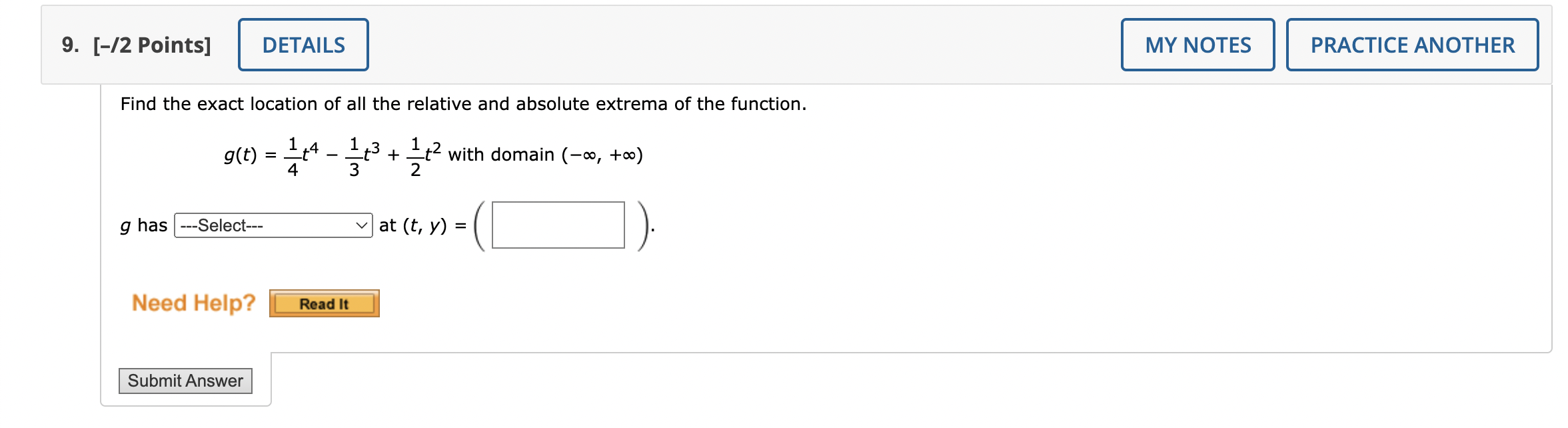 Solved Find the exact location of all the relative and | Chegg.com