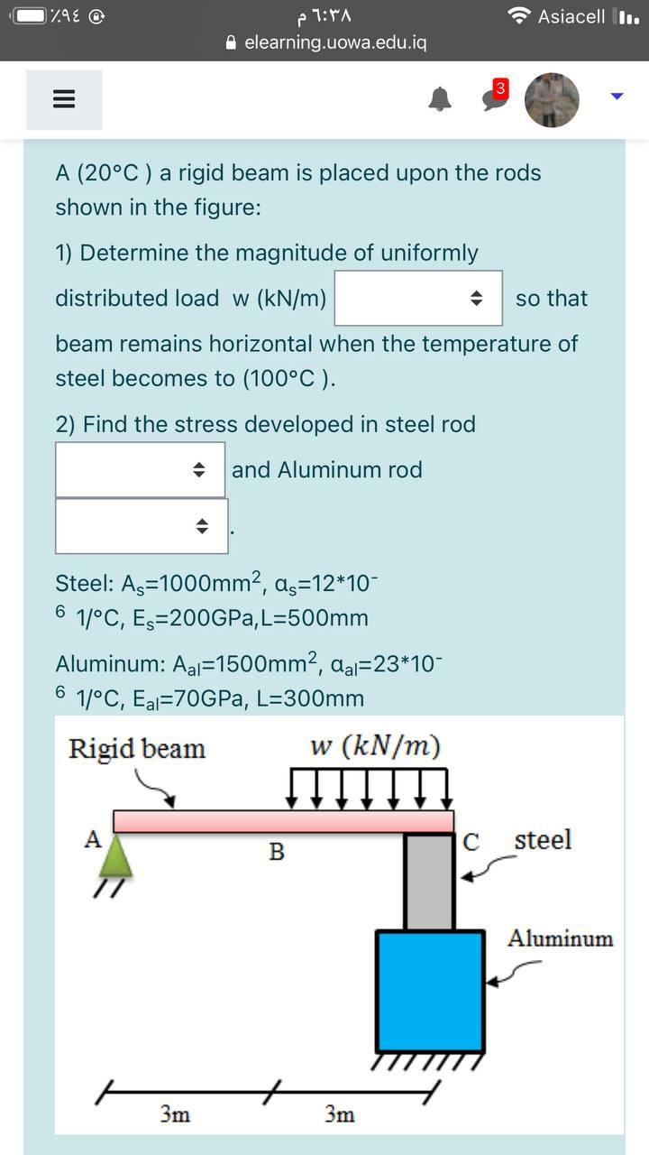 Solved 1796 @ 1:۳۸ م Asiacell la. elearning.uowa.edu.iq A | Chegg.com