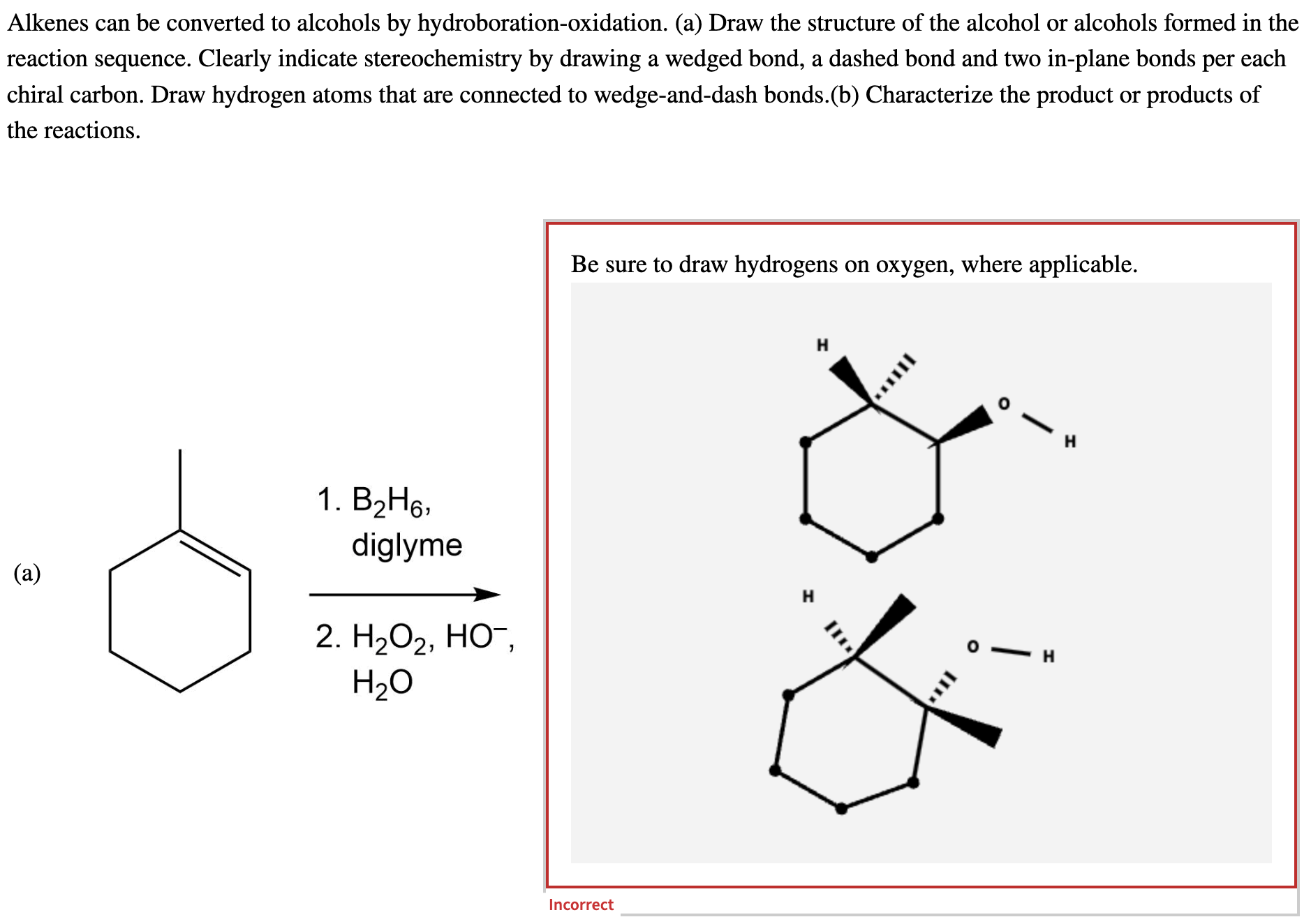 Solved Alkenes can be converted to alcohols by | Chegg.com
