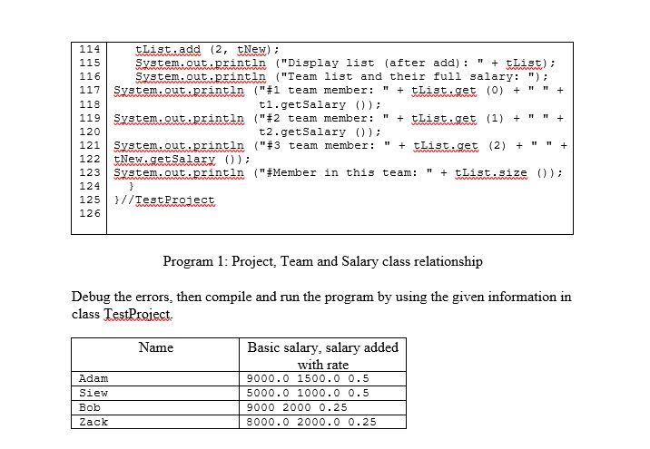 Solved QUESTION 1 - ERROR DEBUGGING You are given Program 1 | Chegg.com
