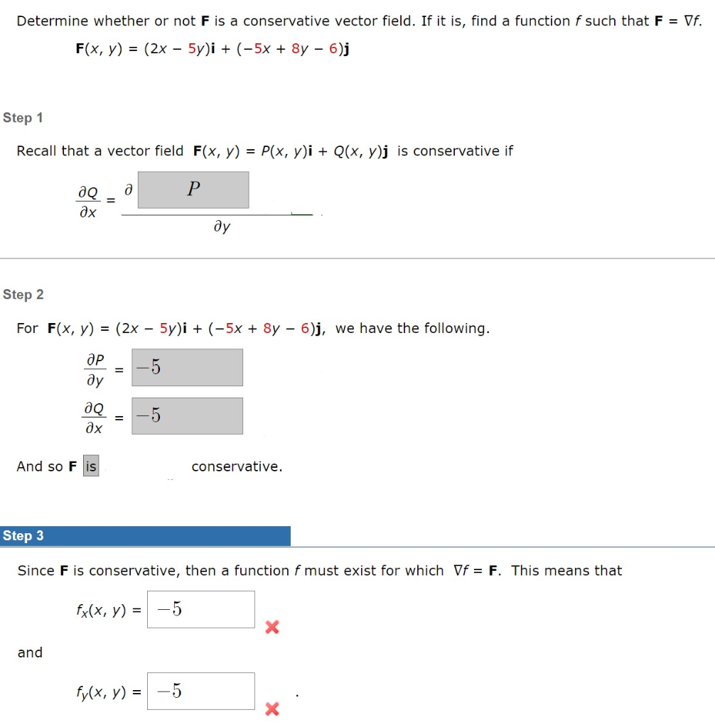Solved Determine whether or not F is a conservative vector | Chegg.com Solved Determine whether or not F is a conservative vector | Chegg.com