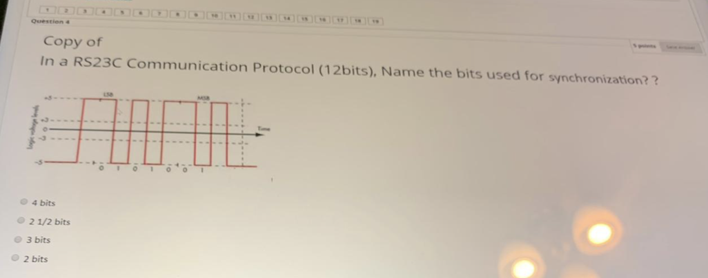 Solved In a RS23C Communication Protocol (12 bits), Name the | Chegg.com