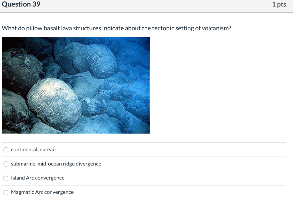 Solved Question 36 1 pts These type of eruptions shoot a | Chegg.com