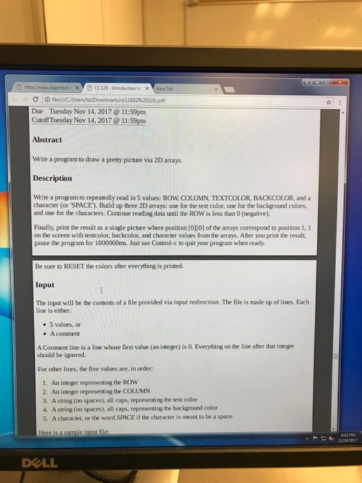 D cs128.ktroducton to × C I ⓘ | Chegg.com