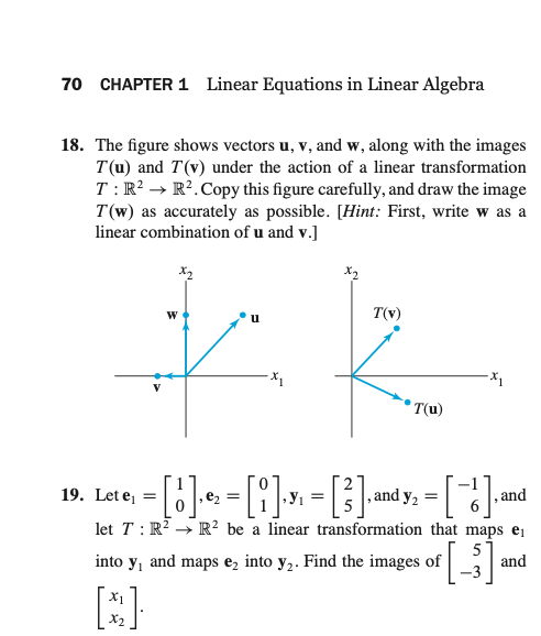 Solved 1.8 EXERCISES 1. Let A = [? 2 ] , and define T : R2 + | Chegg.com