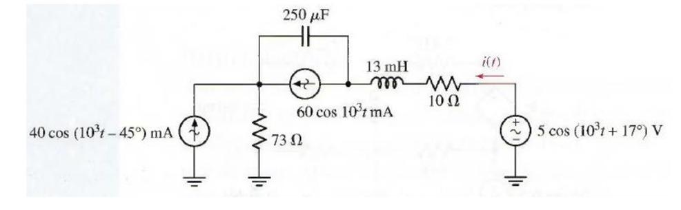 Solved Determine The Current 𝑖 𝑡 That Flows Through The
