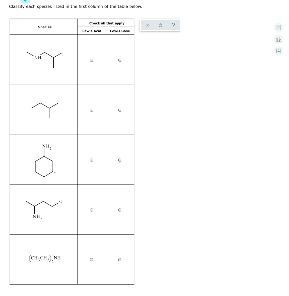 Solved Rank the bases in the table below from strongest | Chegg.com