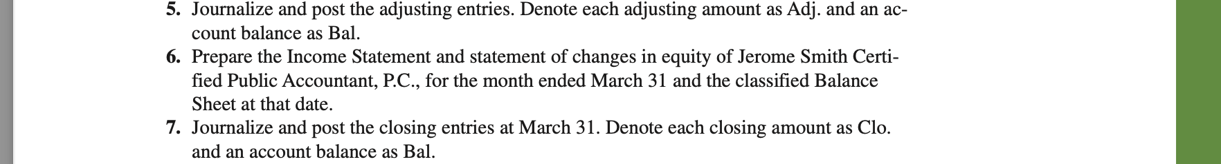 45 E3-43. (Learning Objectives 3, 4, 5: Adjusting the | Chegg.com