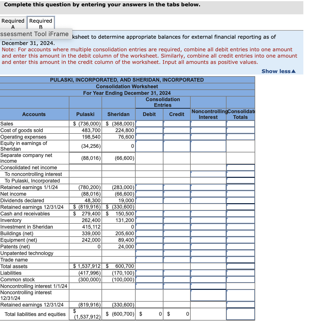 Solved Complete this question by entering your answers in | Chegg.com