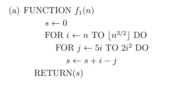 Solved Give the approximate running times of each of the | Chegg.com