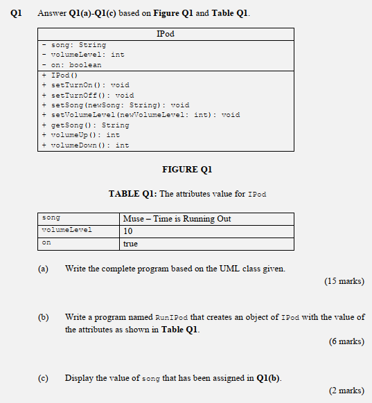 Solved Q1 Answer Q1(a)-Q1(e) based on Figure Q1 and Table | Chegg.com
