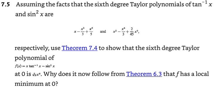Solved 5 Assuming the facts that the sixth degree Taylor | Chegg.com