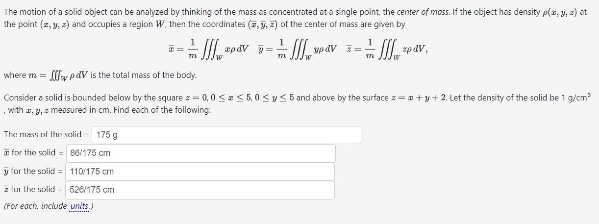 Solved The motion of a solid object can be analyzed by | Chegg.com