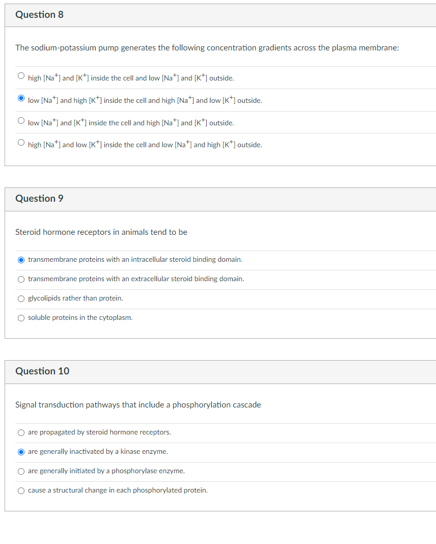 Solved The sodium-potassium pump generates the following | Chegg.com