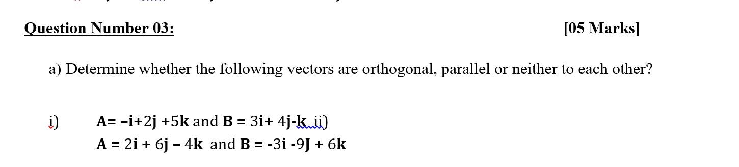 Solved Subject: Multivariate Calculus Question Number 03: | Chegg.com