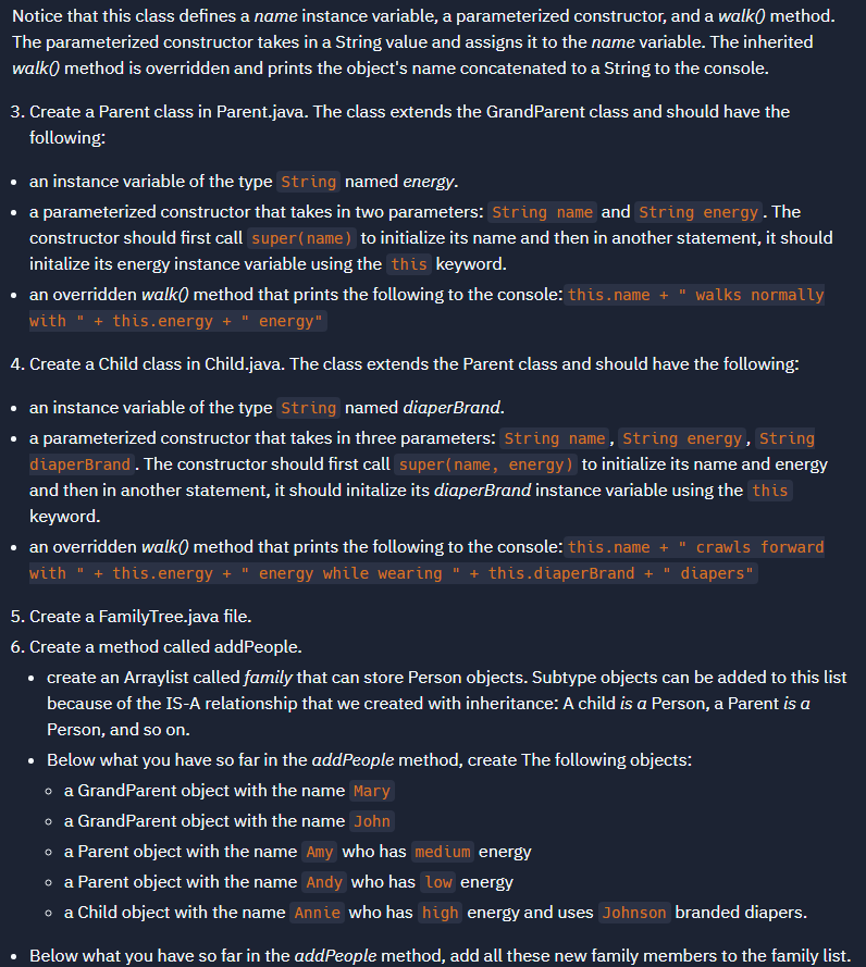 Solved Description: In this activity you will combine what | Chegg.com