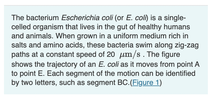 Solved The bacterium Escherichia coli (or E. coll) is a | Chegg.com
