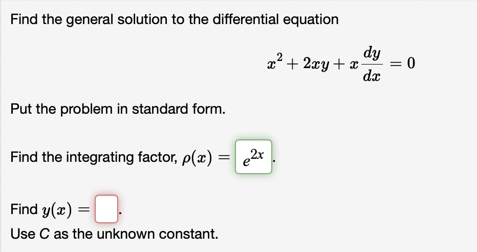 Solved Find the general solution to the differential | Chegg.com