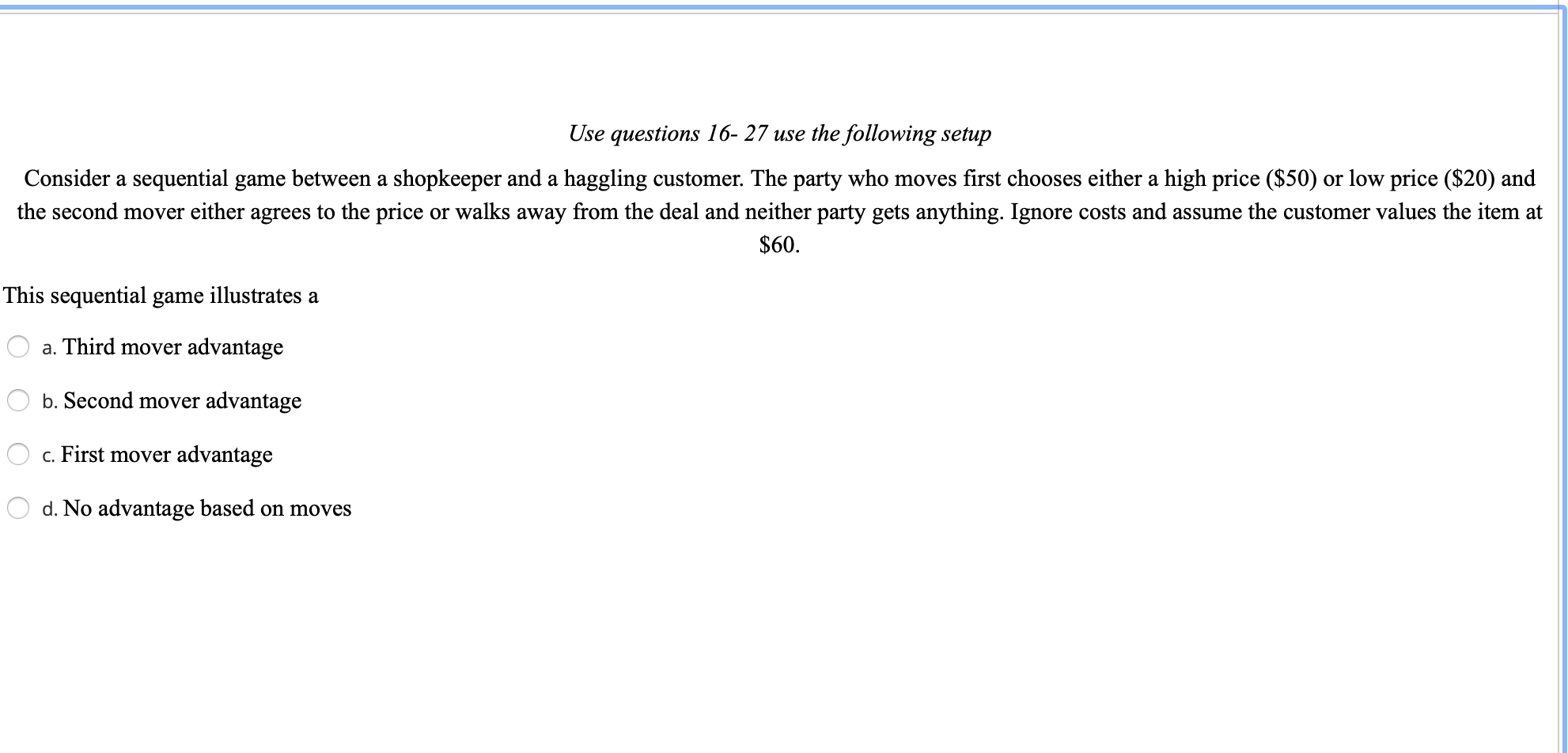 Solved Use questions 16- 27 use the following setup Consider | Chegg.com Solved Use questions 16- 27 use the following setup Consider | Chegg.com