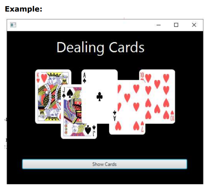 Solved Dealing Cards Basic Steps in Creating your | Chegg.com