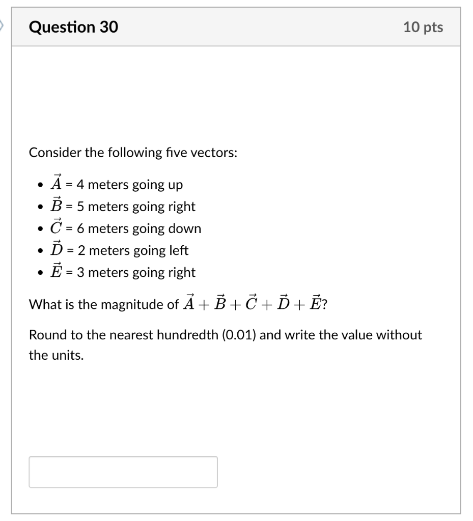 Solved Consider the following two vectors: - A=15 meters due | Chegg.com