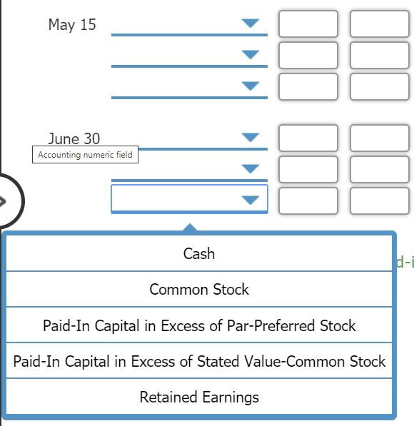 Solved Entries for Issuing No-Par Stock On May 15, Helena | Chegg.com