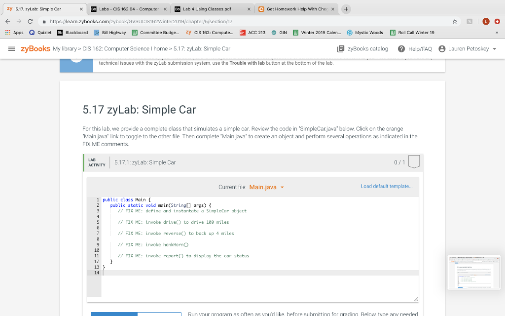 Solved: Zy 5.16. ZyLab: Vending Machine E + Lab 4 Using Cl... | Chegg.com Solved: Zy 5.16. ZyLab: Vending Machine E + Lab 4 Using Cl... | Chegg.com
