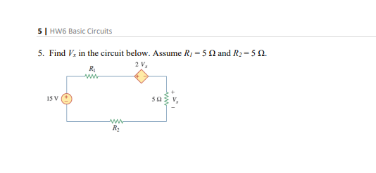 Solved Homework #6 Basic Circuits Name Please attempt all | Chegg.com