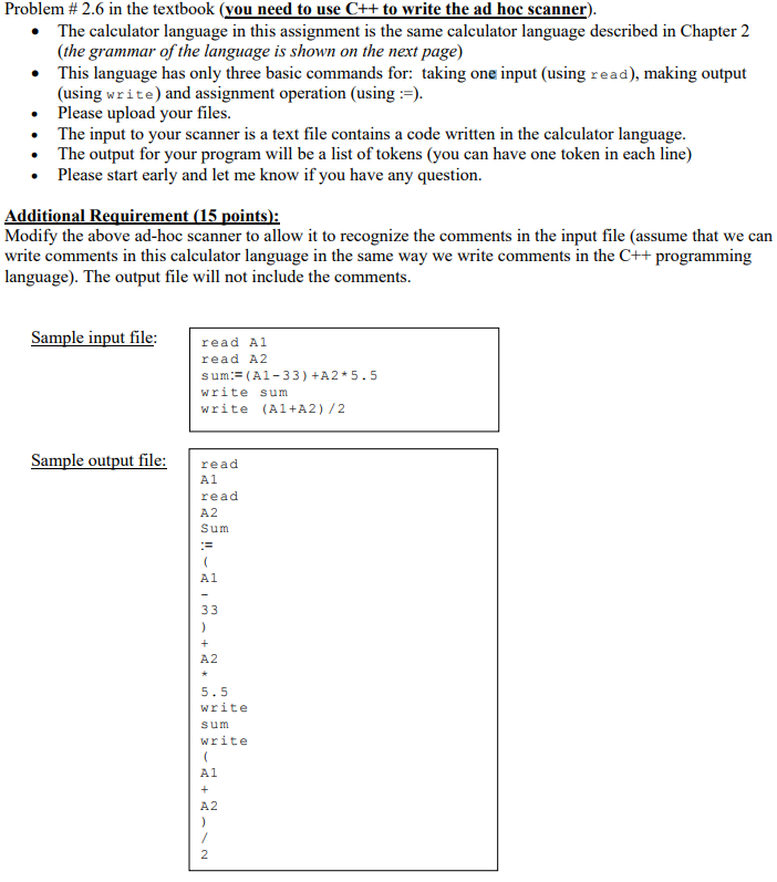 Solved Problem #2.6 in the textbook (you need to use C++ to | Chegg.com