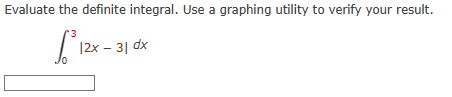 Solved Evaluate the definite integral. Use a graphing | Chegg.com