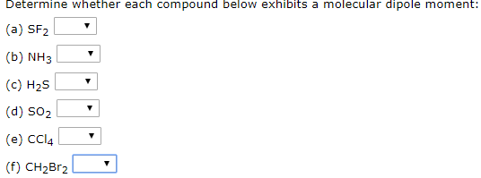 Solved Determine whether each compound below exhibits a | Chegg.com