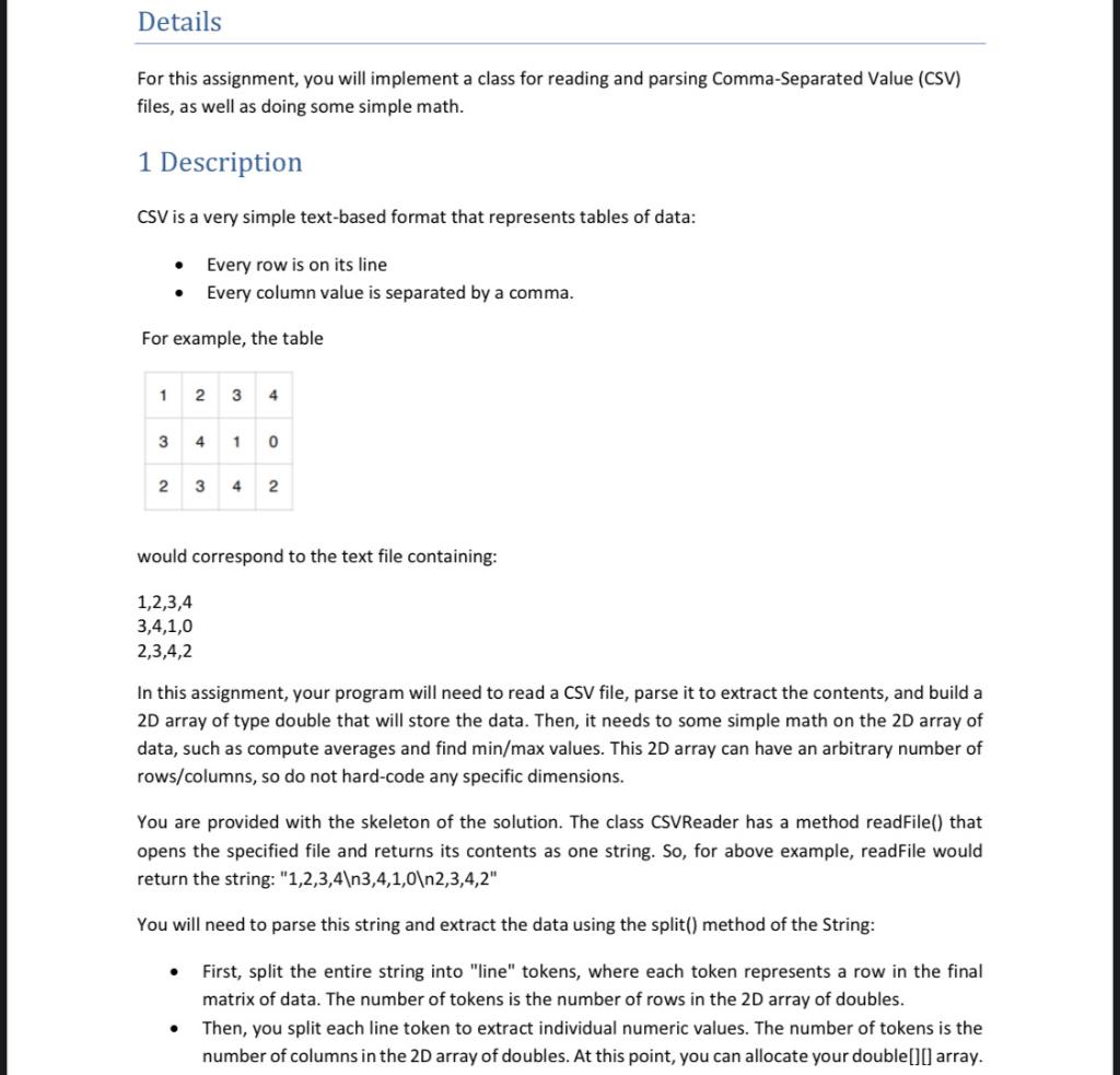 Solved Please see attached pics for the assignment specs for | Chegg.com