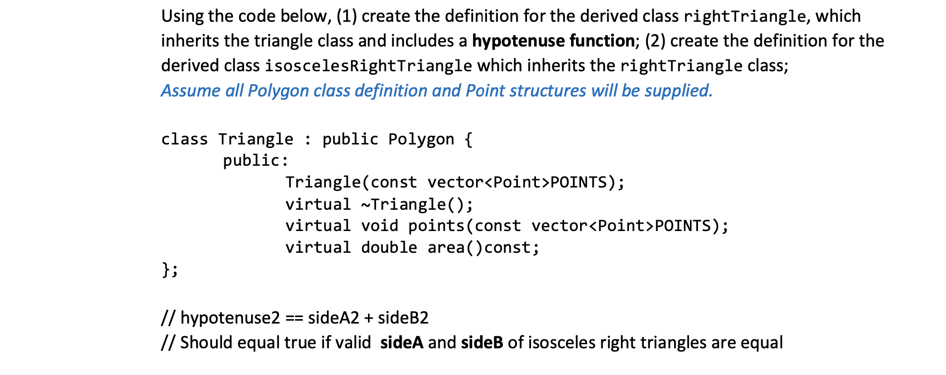 Solved Using the code below, (1) create the definition for | Chegg.com