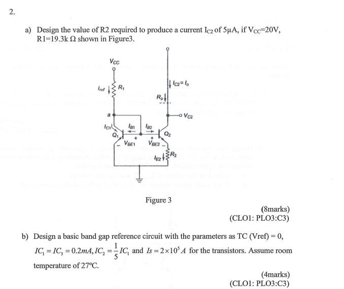 Solved a) Design the value of R2 required to produce a | Chegg.com